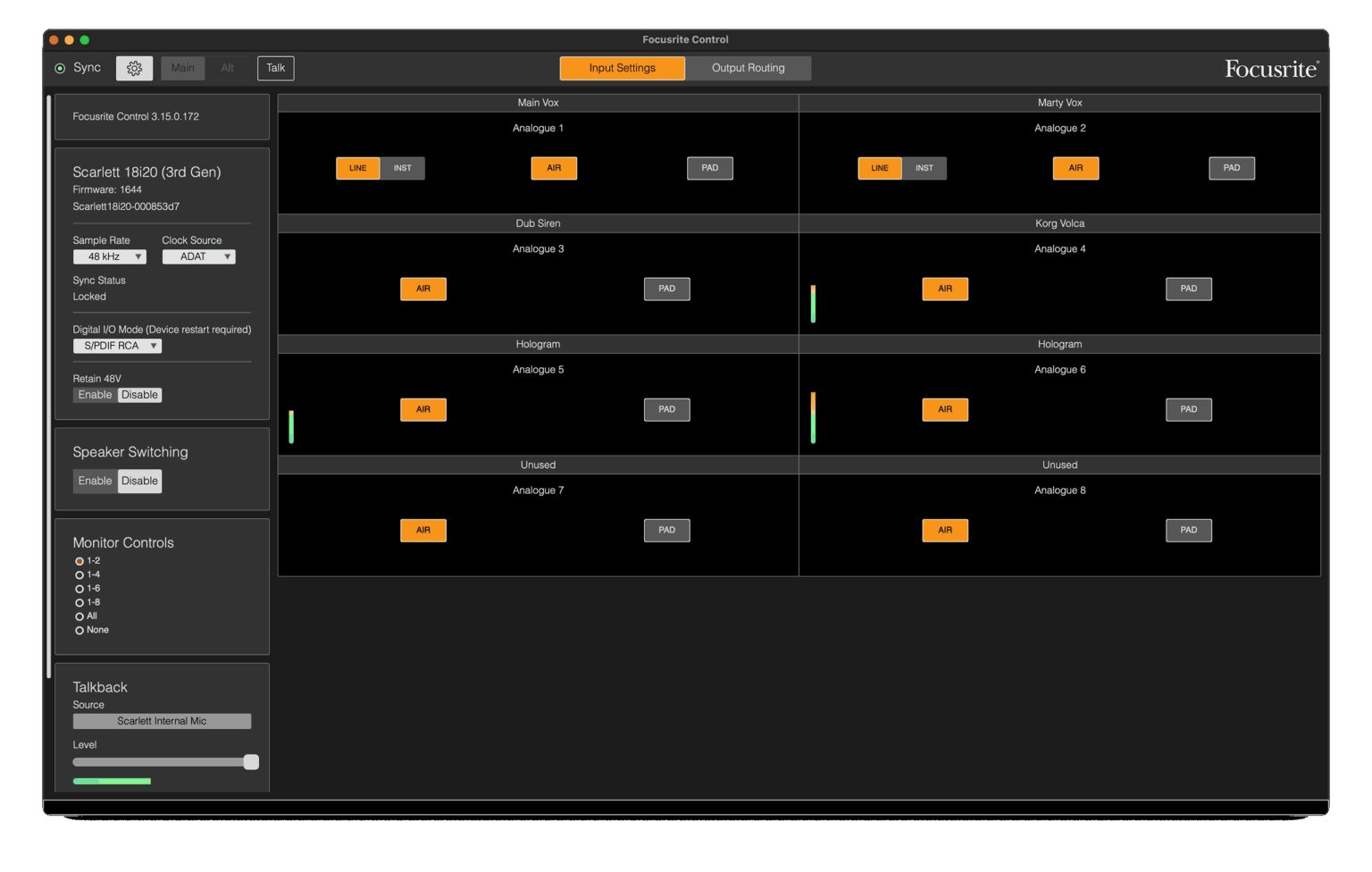 Using Ableton Push 3 with a Focusrite Scarlett 18i20 ADAT Interface to ...
