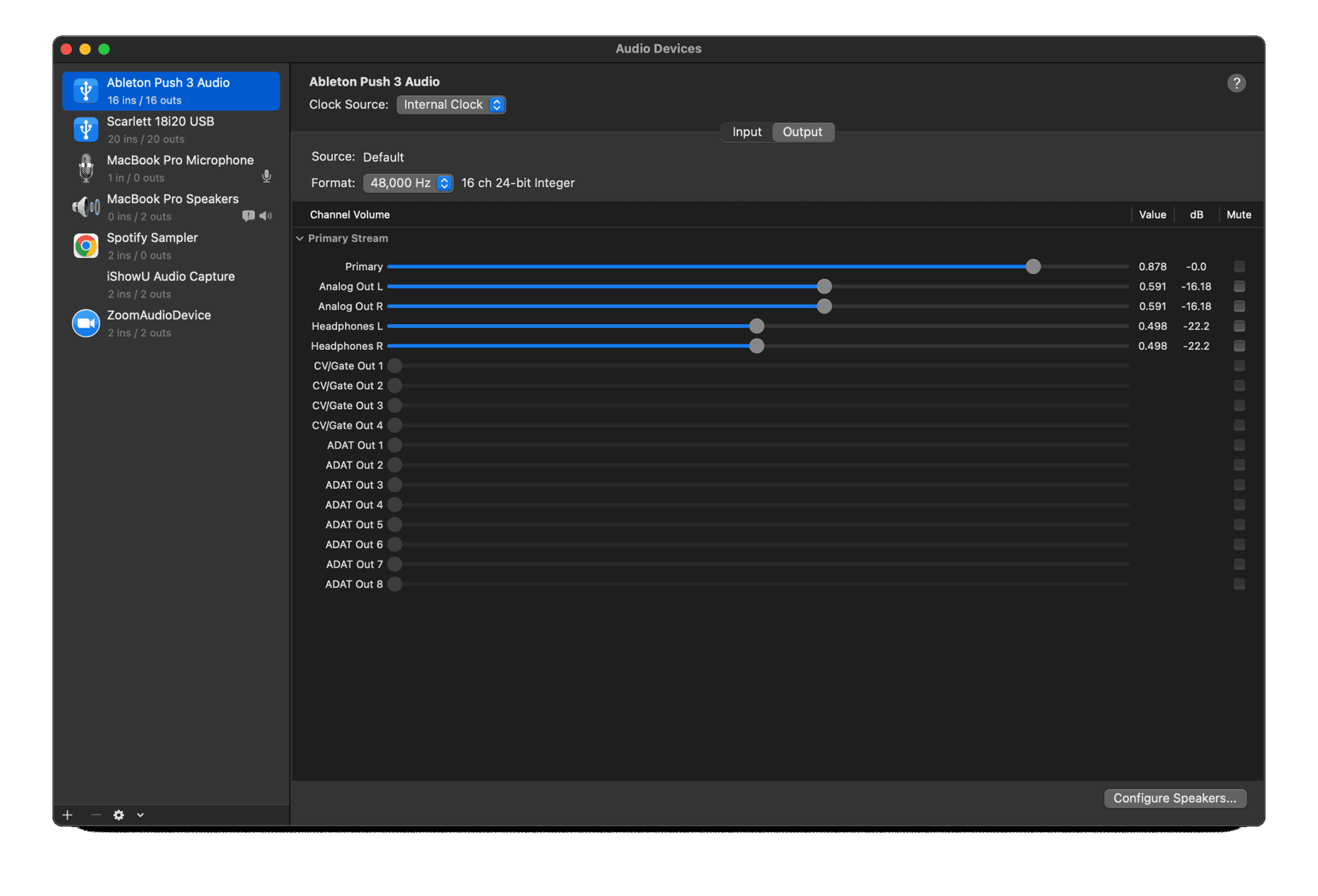 Using Ableton Push 3 with a Focusrite Scarlett 18i20 ADAT Interface to ...